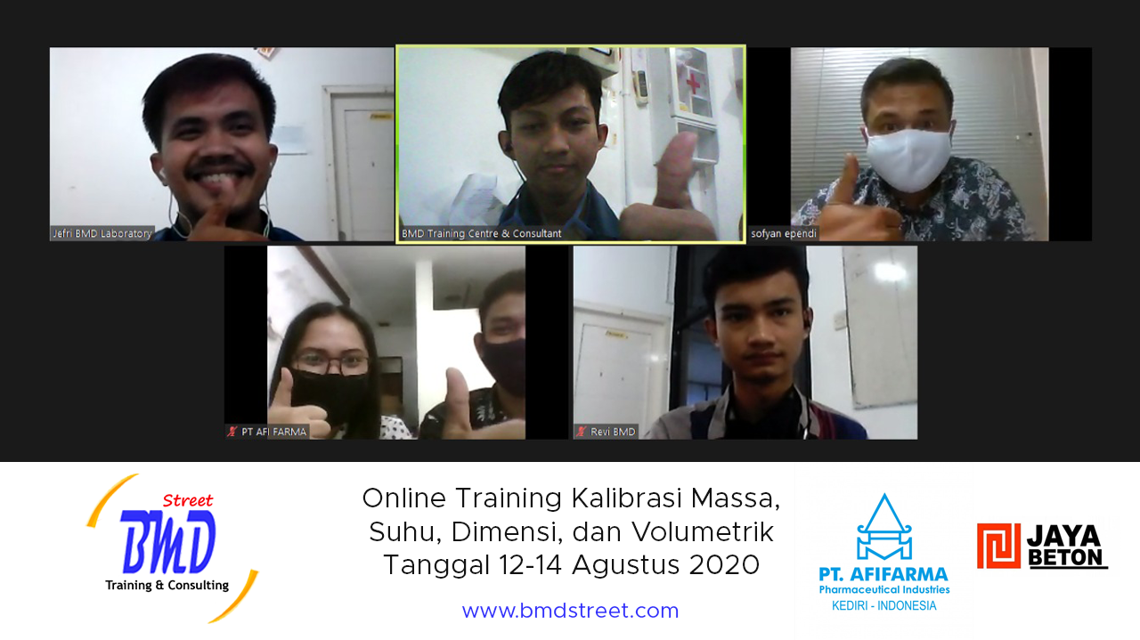 Training Teknik Kalibrasi Massa, Suhu, Dimensi dan Volumetrik