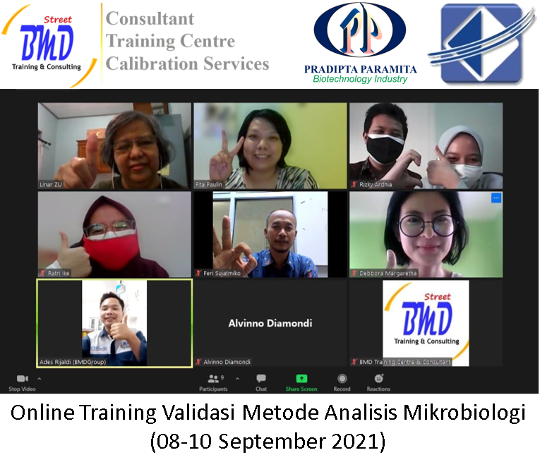 Training Validasi Metode Analisis Mikrobiologi