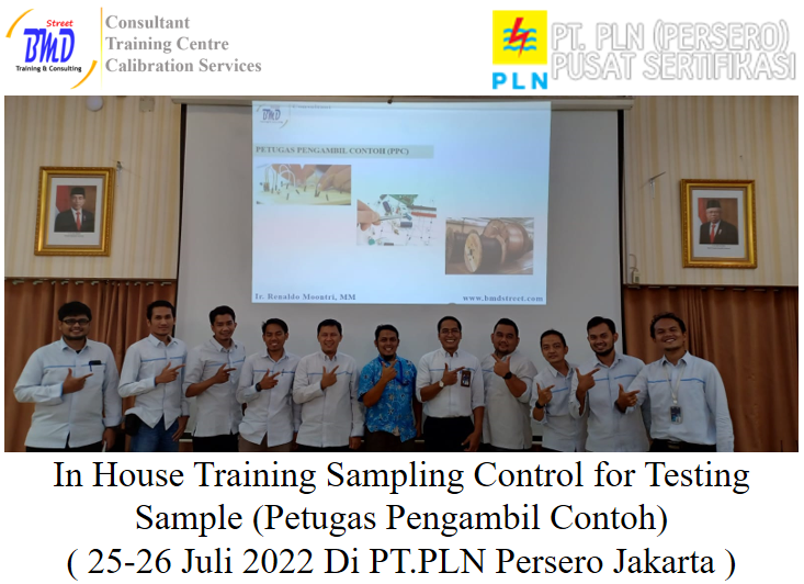 Training Sampling Control for Testing Sample (Petugas Pengambil Contoh)