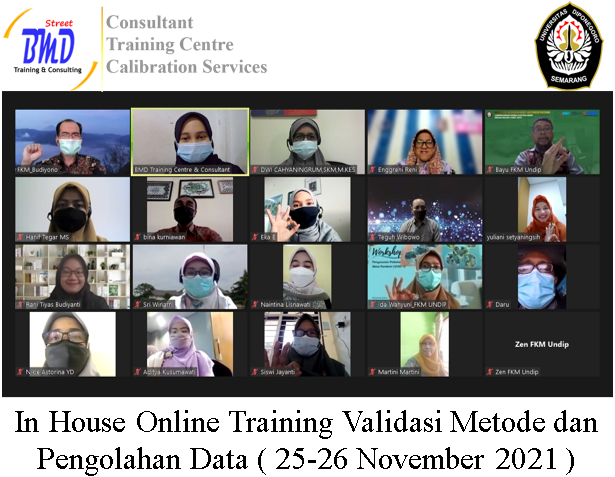 Training Validasi Metode dan Pengolahan Data