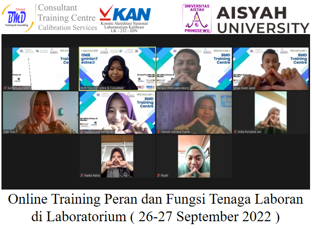 Training Peran dan Fungsi Tenaga Laboran di Laboratorium